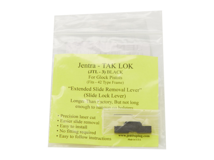 Jentra Glock 42 Tak Lok Extended Slide Lock Lever Esll | NDZ Performance