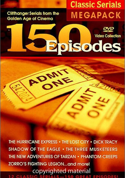 CLASSIC SERIALS (150 episodes/ 12 full serials) - DVD Set