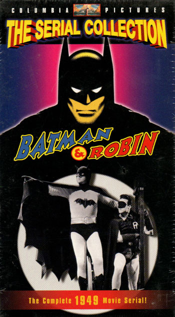 BATMAN AND ROBIN (1949/Complete Serial) - VHS Set