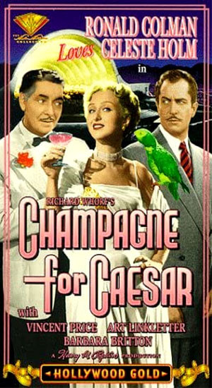 CHAMPAGNE FOR CAESAR (1950) - Used VHS