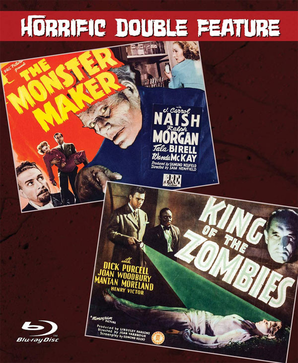 MONSTER MAKER (1944)/KING OF THE ZOMBIES (1941) - Blu-Ray