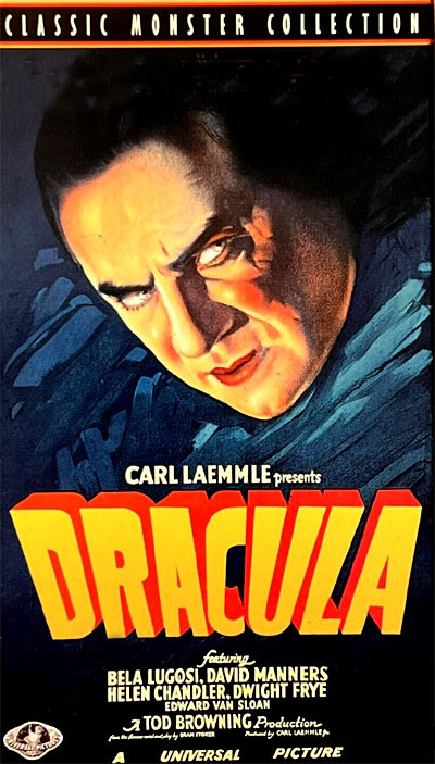 DRACULA (1931/Poster Cover/Original Soundtrack) - Used VHS