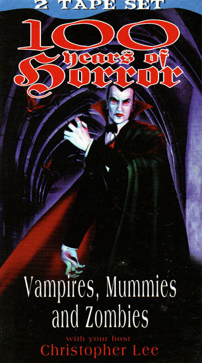 100 YEARS OF HORROR: VAMPIRES & MUMMIES (Documentary) - Used Two VHS Set