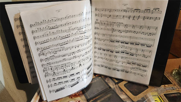 PHANTOM OF THE OPERA 1925 MUSIC SCORE (1st Violin) - Collectible