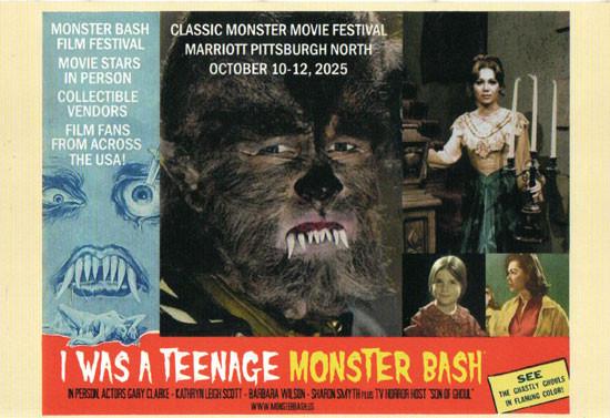 MONSTER BASH OCTOBER 2025 PROMO CARD - Collectible