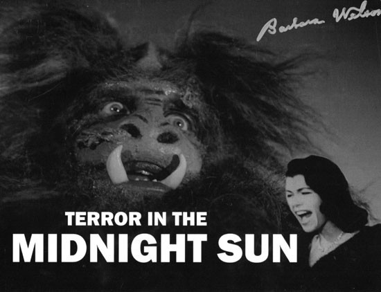 BARBARA WILSON (TERROR IN THE MIDNIGHT SUN) - 8.5x11 Autographed Photo