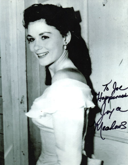 JOYCE MEADOWS - 8x10 Autographed Photo
