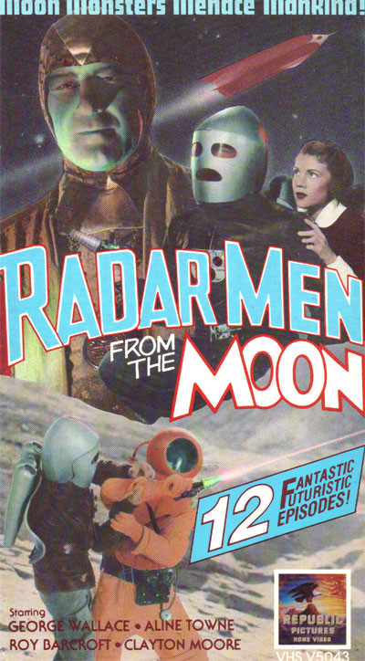 RADAR MEN FROM THE MOON (1952/Republic Version) - 2 VHS Set