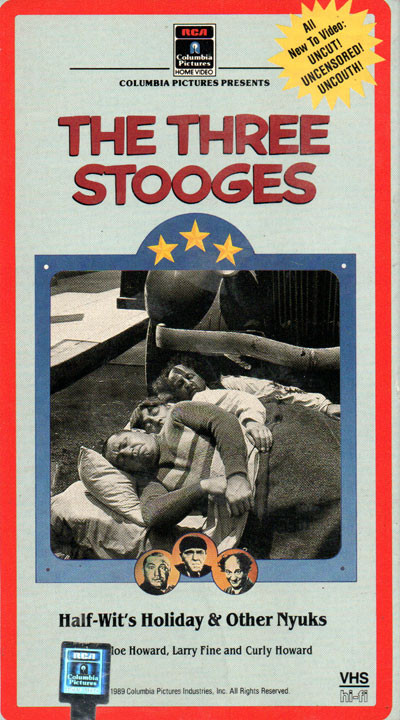 THREE STOOGES: HALF WIT'S HOLIDAY & OTHER NYUKS - Used VHS