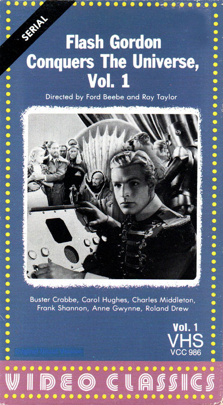 FLASH GORDON CONQUERS THE UNIVERSE (1940/VC) - Used VHS