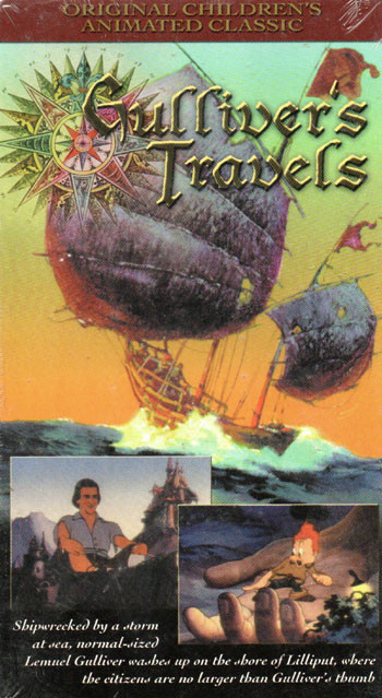 GULLIVER'S TRAVELS (1939 Feature Animated Film) - VHS