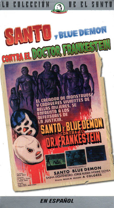 SANTO AND BLUE DEMON VS. DR. FRANKENSTEIN (1974) - VHS