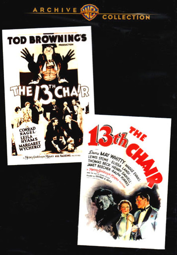 THIRTEENTH CHAIR, THE (1929/1937 Double Feature) - DVD