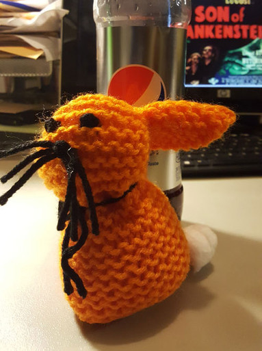 MONSTER BASH POOKA - Handmade Collectible (Orange Version)