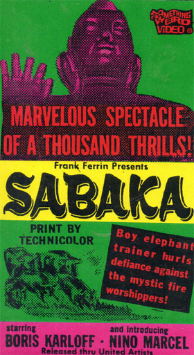 SABAKA (1955) - VHS