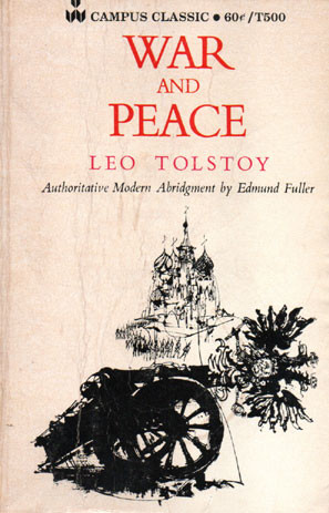WAR AND PEACE (Tolstoy) - Classic Scholastic Paperback Book