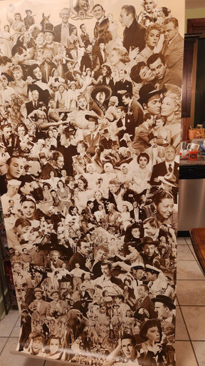 MGM STAR GIANT POSTER (Approx. 3 foot by 6.5 foot) - Vintage Poster