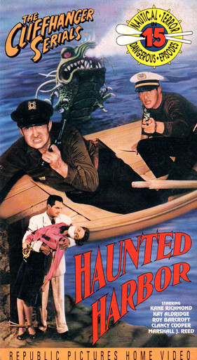 HAUNTED HARBOR (1944 Complete 15 Chapter Serial, 2 Tape Set) - Used VHS