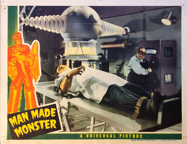 MAN MADE MONSTER (1941) - Original 11x14 Theatrical Lobby Card