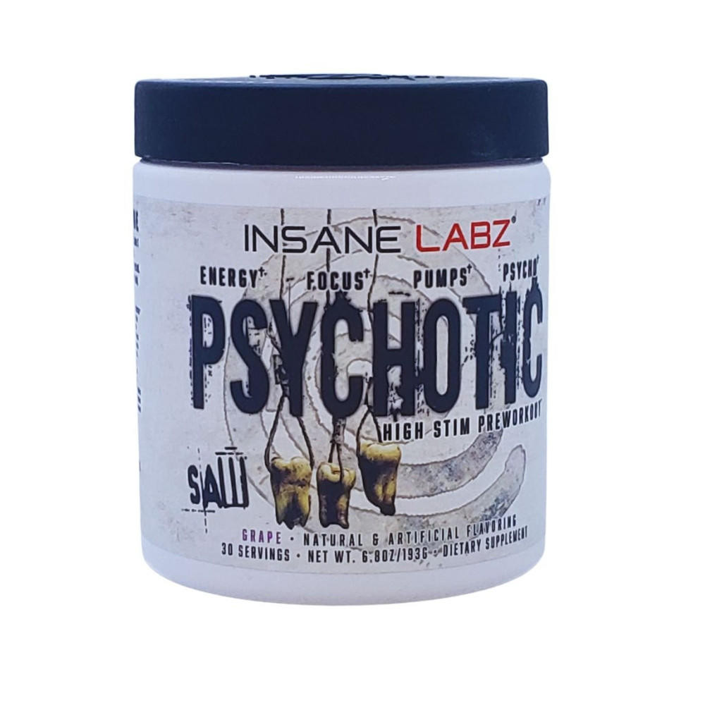 Insane Labz Pyschotic SAW Series | High Stimulant Pre-Workout