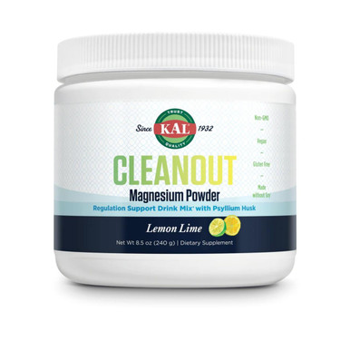 KAL Cleanout Magnesium Powder Lemon Lime 40 Servings