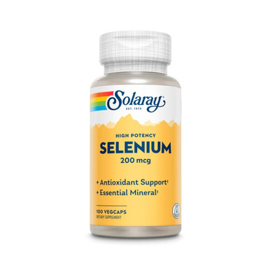 Solaray Selenium 200mg 100 VegCaps High Potency Antioxidant