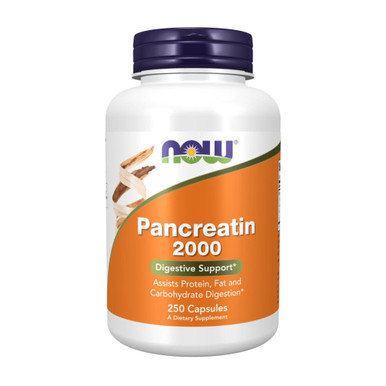 Now Foods Pancreatin 2000 Mg 250 Capsules