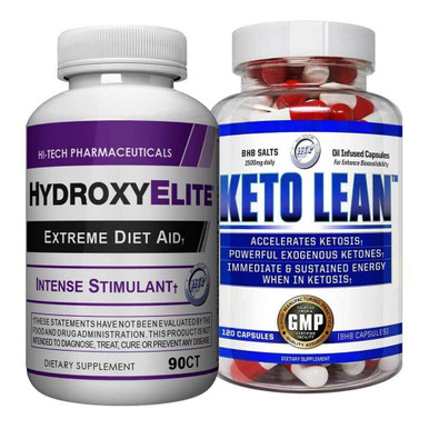 Hi-Tech Pharmaceuticals HydroxyElite & Keto Lean Stack