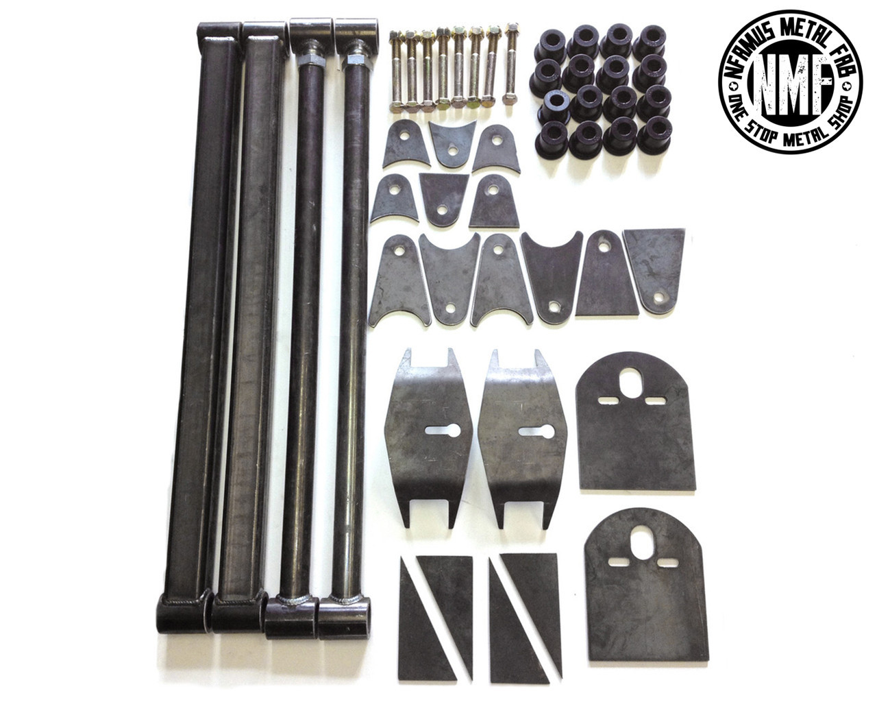 BAG ON LOWER BAR TRIANGULATED 4 LINK WITH BAG MOUNTS - NFAMUS METAL