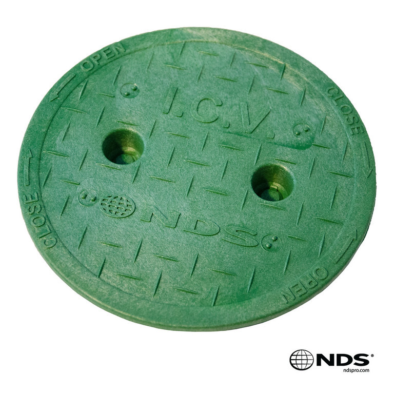 NDS Valve Box 6" (Black Box / Green Cover) - The Drainage Products Store