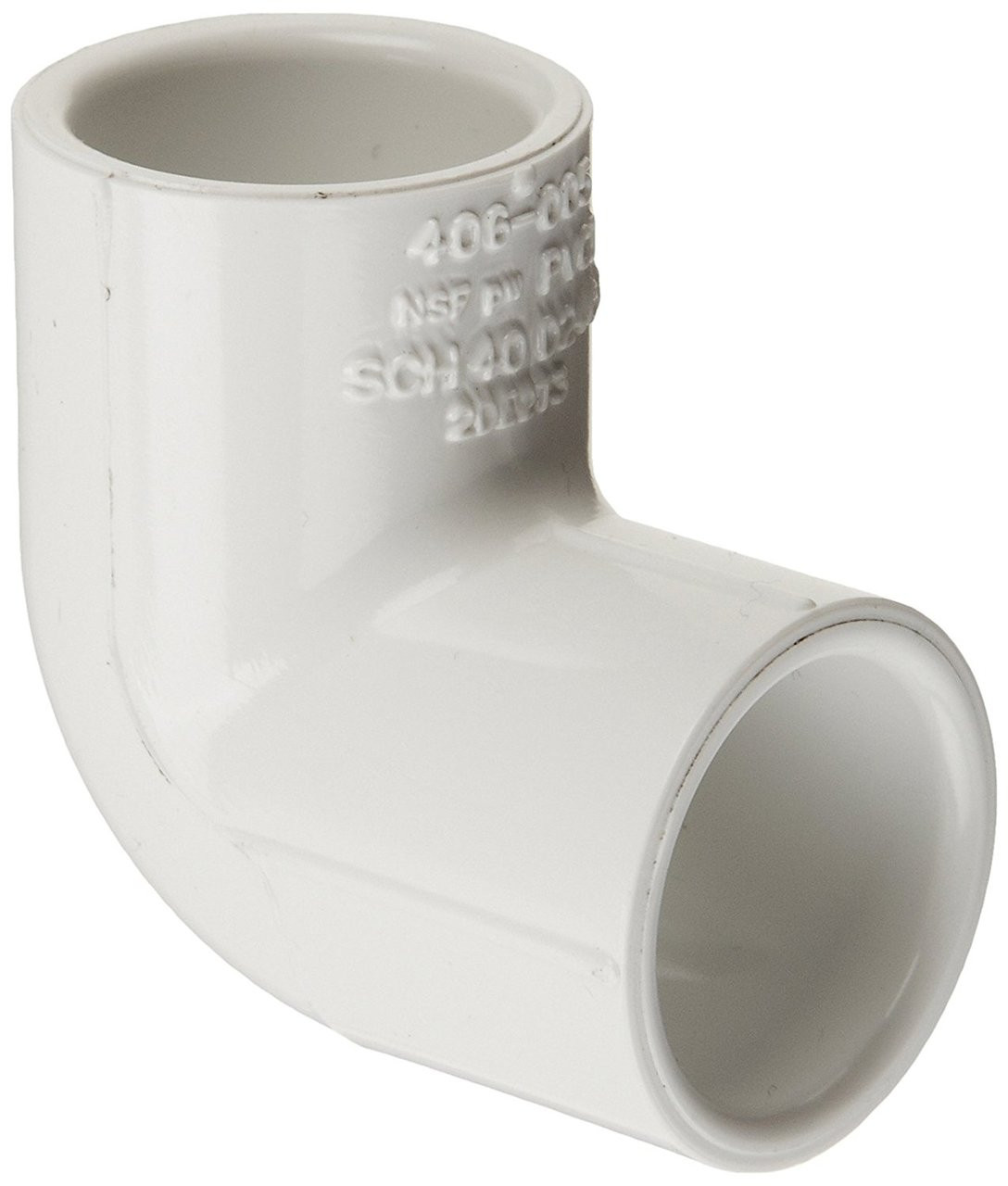 1" PVC Schedule 40 90 (1/4) (S x S) - The Drainage Products Store