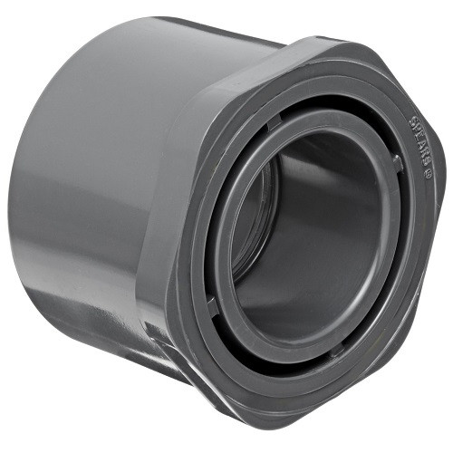 8" x 6" PVC Schedule 80 Reducer Bushing (Sp x S) - The Drainage ...
