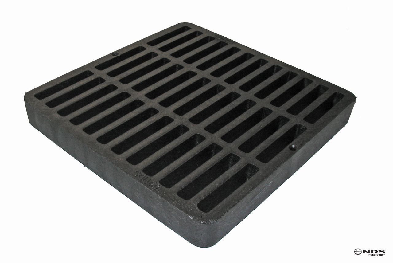 NDS 9" Catch Basin Kit w/ Black Grate - The Drainage Products Store