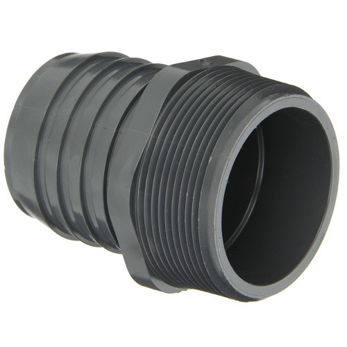 3" PVC Insert Male Adapter (MPT x Insert) - The Drainage Products Store