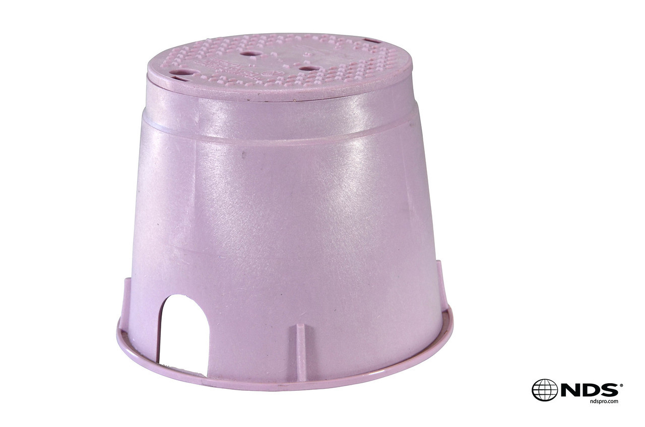 NDS 10" Round Valve Box (Purple Box / Purple Cover) - The Drainage ...