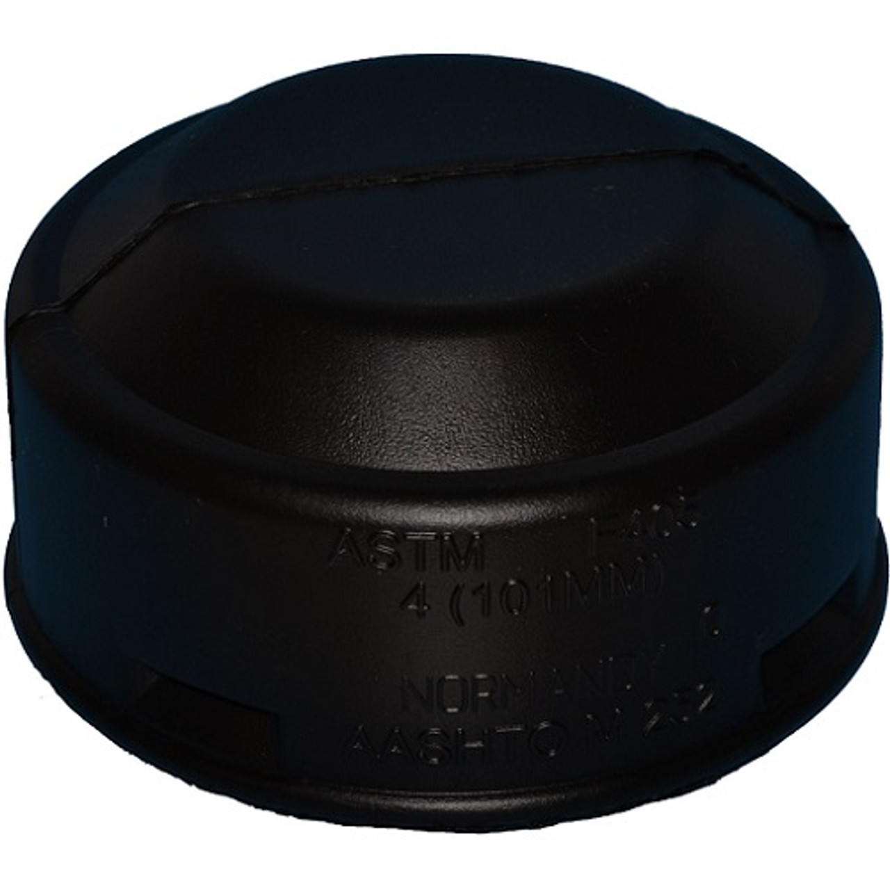 HDPE 4" Singlewall / Doublewall Cap (BE) - The Drainage Products Store