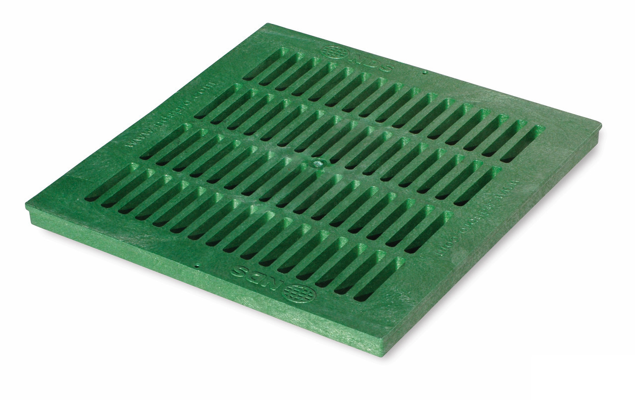 NDS Square Plastic Grate For 18" Basin - Green - The Drainage Products ...