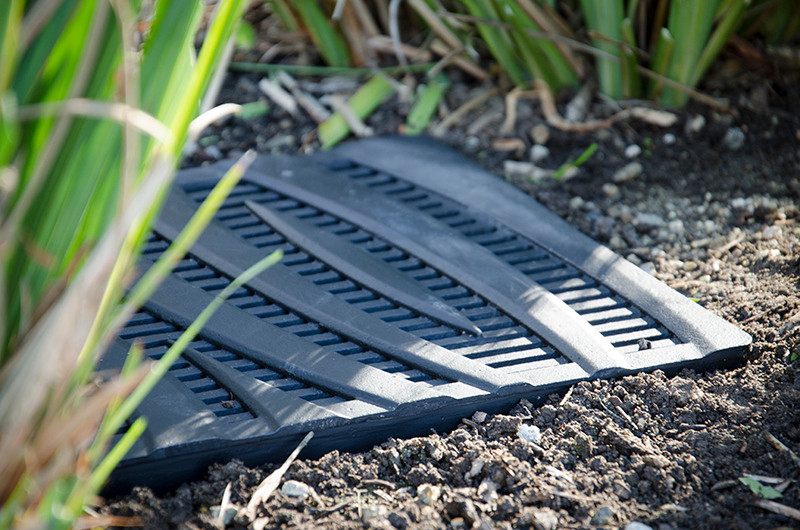 NDS Square Decorative Wave Grate for 12" Basin - Gray (Each) - The ...