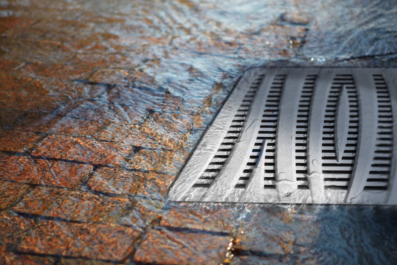 NDS Square Decorative Wave Grate for 12" Basin - Gray (Each) - The ...