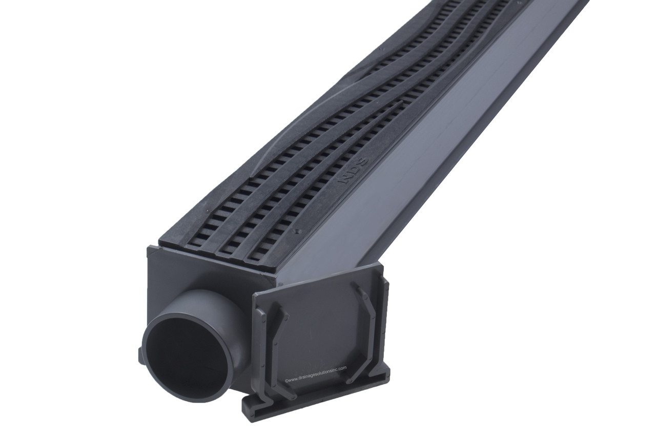 NDS Mini Channel Drain Kit (Black Wave) - The Drainage Products Store