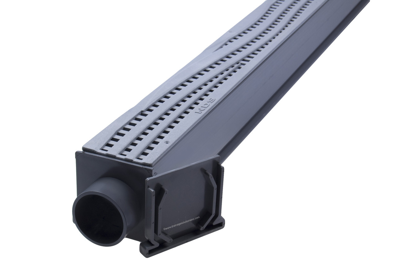 NDS Mini Channel Drain Kit (Gray Wave) - The Drainage Products Store