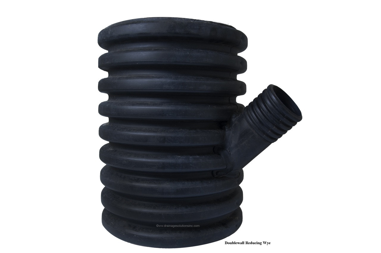 18" x 18" x 15" HDPE Doublewall Wye (PE) - The Drainage Products Store