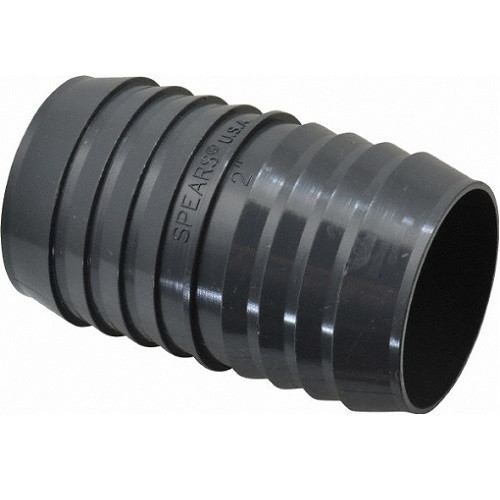 6" PVC Insert Coupling (Insert x Insert) - The Drainage Products Store