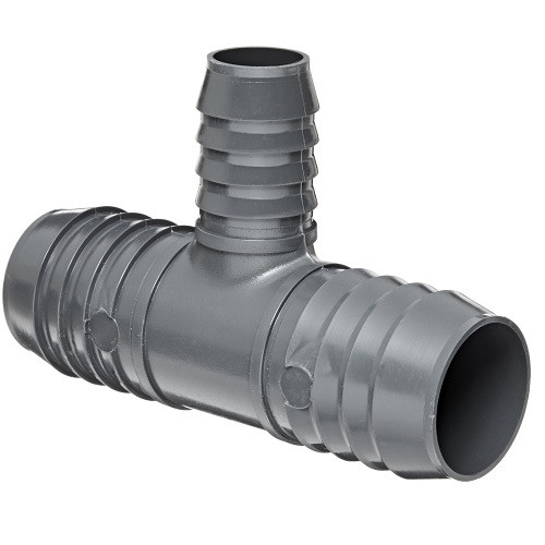 1" x 1" x 1/2" PVC Insert Tee - The Drainage Products Store