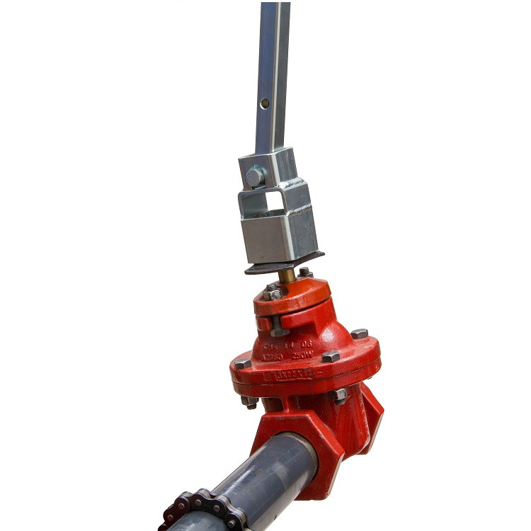 Reed VKP10 Pivoting Valve Key - 2" Operating Nut, Adj. 10' Length 02345 ...