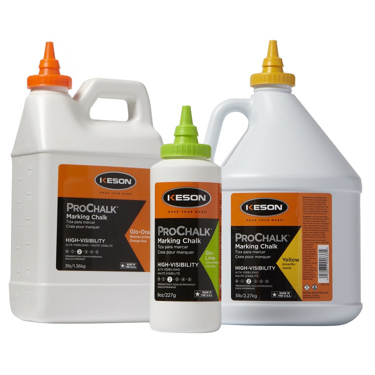 Keson ProChalk High-Visibility Glo-Orange, 8 oz 8GO - The Drainage ...