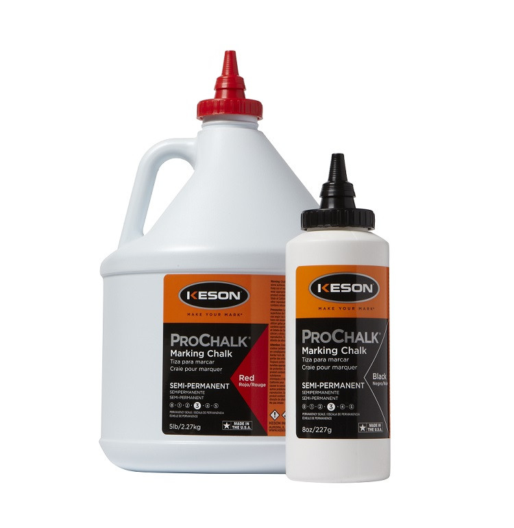 Keson ProChalk Semi-Permanent Red, 5 LBS 105R - The Drainage Products Store