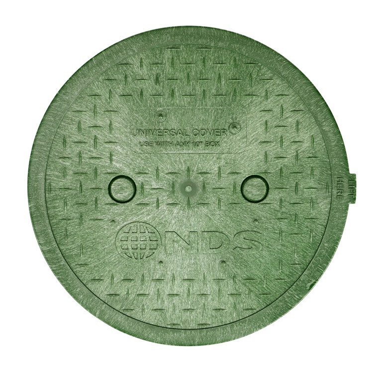 SureFit™ 10" Universal Valve Box Lid (Green) - The Drainage Products Store