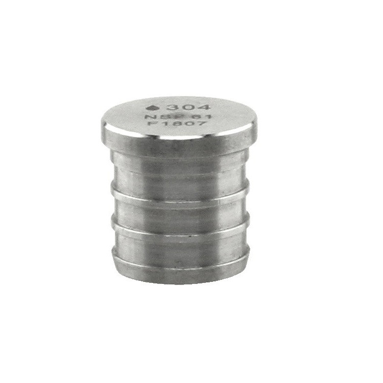 3/4" 304SS Stainless Steel Crimp PEX Plug (SSPEX-P07) - The Drainage ...
