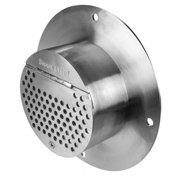 8" Stainless Steel Downspout Nozzle Cover - The Drainage Products Store